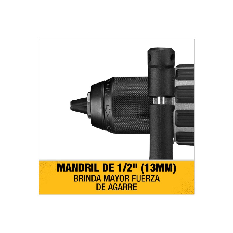 TALADRO PERCUTOR BL 1/2 20V MAX SIN BATERIA DEWALT DCD996B